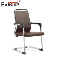 China Mid Back Leather Office Chair With Armrests Soft Seat for sale