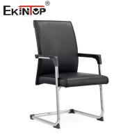 China Mid Back Leather Office Chair With Armrests Soft Seat for sale