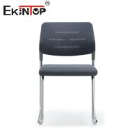 China Plastic Back Gray Stackable Training Chair  For Meeting Rooms for sale