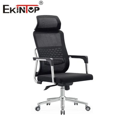 China Black Ergonomic High-Back Mesh Office Chair With Swivel Function for sale