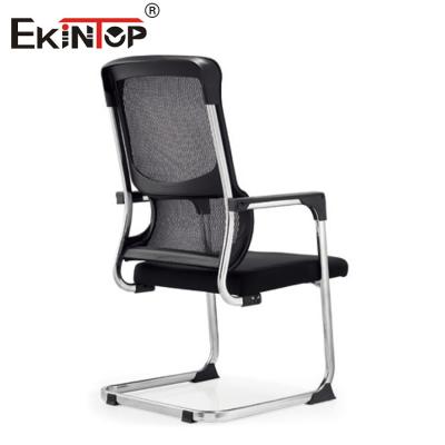 China Customizable Office Chair With Bow-Shaped Mesh Material And Metal Frame for sale