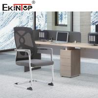 China Gray Ergonomic Modern Office Chair With Mesh Backrest And Armrests for sale