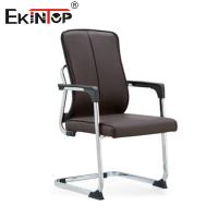 China Mid-Back Office Chair With Leather Material Business Style Directly Manufacturer for sale