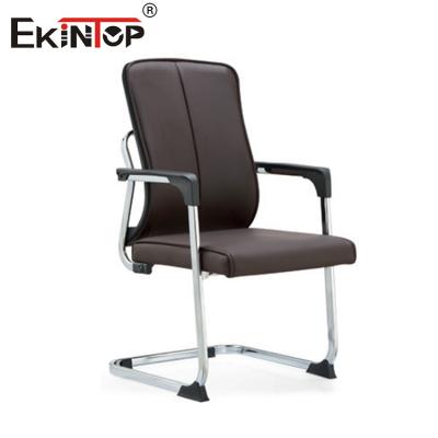 China Mid-Back Office Chair With Leather Material Business Style Directly Manufacturer for sale