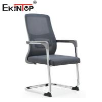 China Discounted Gray Mesh Office Chair With Modern Style And Metal Frame for sale