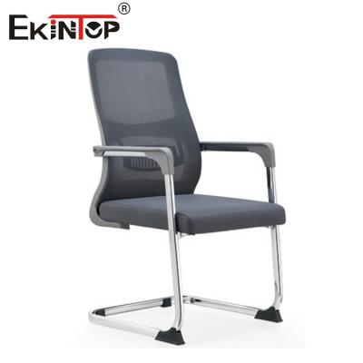 China Discounted Gray Mesh Office Chair With Modern Style And Metal Frame for sale