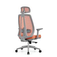 China Red Office Chair With Mesh Backrest And Stylish Design For Executive Office for sale