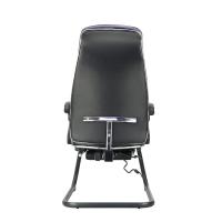 China Reclining Leather Office Chair With Footrest Armrests Commercial Style for sale