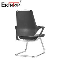 China Black Leather Office Chair With Modern Style Armrests And Customizable for sale