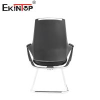 China Black Leather Office Chair With Modern Style Armrests And Customizable for sale