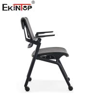 China Foldable Training Chair In Black With Mesh Material Modern Style for sale