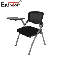 China Black Foldable Metal Leg Training Office Chair In Modern Style for sale