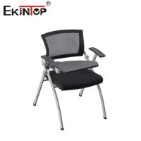 China Black Foldable Metal Leg Training Office Chair In Modern Style for sale