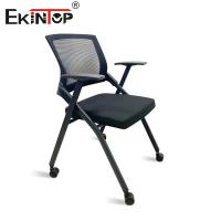 China Modern Style Training Chair With Wheels Breathable Mesh Backrest Foldable for sale