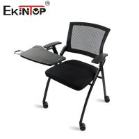 China Modern Style Training Chair With Wheels Breathable Mesh Backrest Foldable for sale