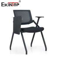 China Black Mesh Training Chair With Armrests Foldable In Modern Style for sale