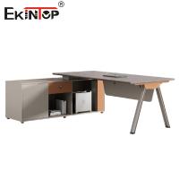China Modern Style L-Shaped Manager Office Desk Suitable For Office Space for sale