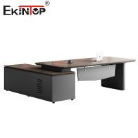 China High-Quality Executive Office Desk in Business Style with Side Cabinet for sale