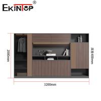 China Large Modern Style Wooden Office Cabinet With Sliding Door Design for sale