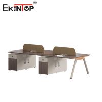 China Cost-Effective 4-Person Office Workstation With Customizable Metal Frame for sale