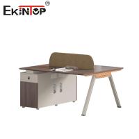 China Cost-Effective 4-Person Office Workstation With Customizable Metal Frame for sale