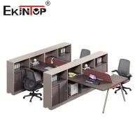 China Modern Design Office Desk Computer Desk Wooden Modular Cubicle Workstations for sale