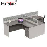 China Modern Office Workstation 6 Person Office Desk Office Table With Drawer For Staff for sale