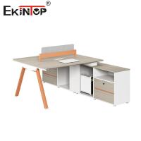 China Modern Modular Office Partition Workstation With Filing Storage Cabinet for sale