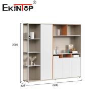 China Customizable Modern Office File Cabinet Bookshelf Bookcase Wooden Bookcase for sale