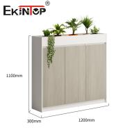 China High Quality Modern No Handle 3 Doors Wooden Mobile Pedestal Cabinet for sale