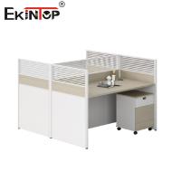 China Customizable Wooden Modern Modular Employee Workstation With Storage Cabinet for sale