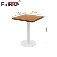 China Wooden Coffee Table With Modern Style And Metal Base Directly Manufacturer for sale