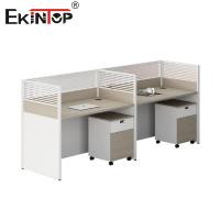 China Modular Privacy Partitioned Staff Workstation In Modern Style for sale