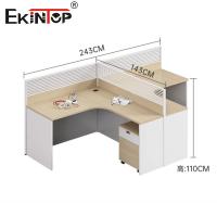 China Modern L-Shape Executive Workstation Office Desk For Workspace for sale