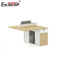 China Low-Priced Walnut-Colored Modern Style Workstation Office Furniture for sale
