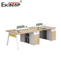 China Commercial Style 4-Person Office Workstation with Partition Screen for sale