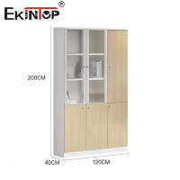 China Office Furniture Bookcase File Cabinet Wooden Material For Document Storage for sale