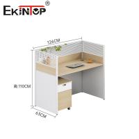 China Modern Design Walnut Office Workstation Staff Desk For Office Space for sale