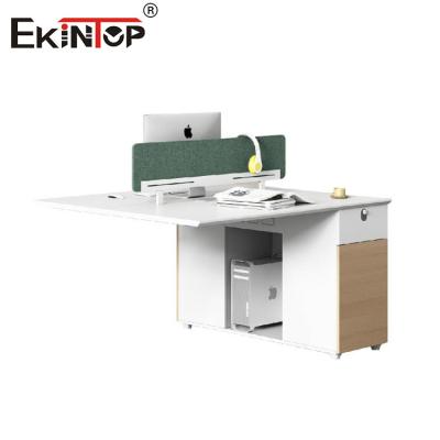 China Modular And Connectable Two-Person Office Furniture Modern Style for sale