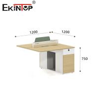 China Modular And Connectable Two-Person Office Furniture Modern Style for sale