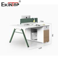 China Modern Workstations With Privacy Screens And Storage Cabinets for sale
