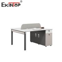 China Modern Style Workstation With Screen Divider Metal Legs Manufacturer Direct for sale