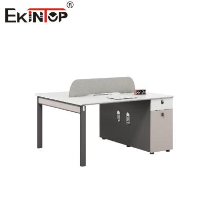 China Modern Style Workstation With Screen Divider Metal Legs Manufacturer Direct for sale