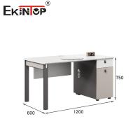 China Discounted Price Commercial-Style Office Workstation With Metal Legs for sale