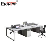 China Low-Cost Industrial Style Employee Office Workstation With Screen Storage Cabinet for sale