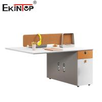 China Customizable Open Modular Wooden Staff Workstation Modern Style for sale