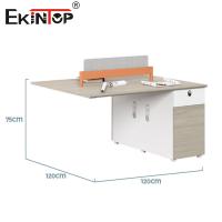 China Customizable Open Modular Wooden Staff Workstation Modern Style for sale