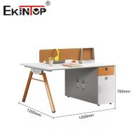 China Affordable Staff Office Desk Modern Style Workstation With Dividers for sale