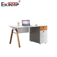 China Modern Style Design Office Desk With Storage Cabinet Workstation Customizable for sale