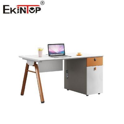 China Modern Style Design Office Desk With Storage Cabinet Workstation Customizable for sale